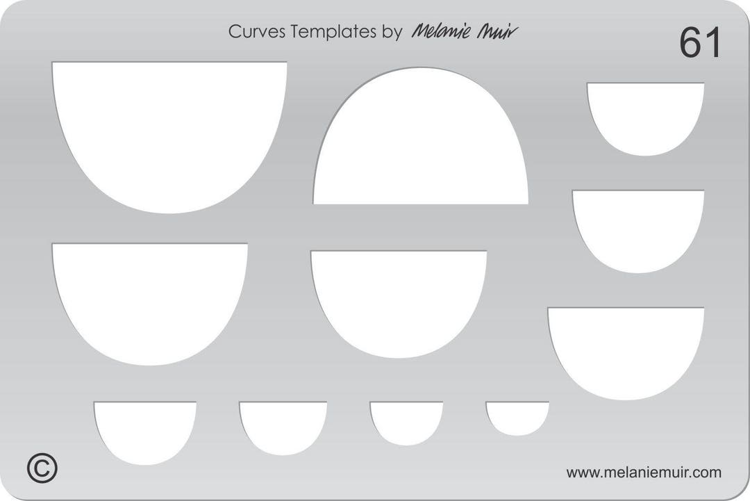 NEW: No 61 Clear Acrylic Template/stencil for Polymer/metal - Etsy
