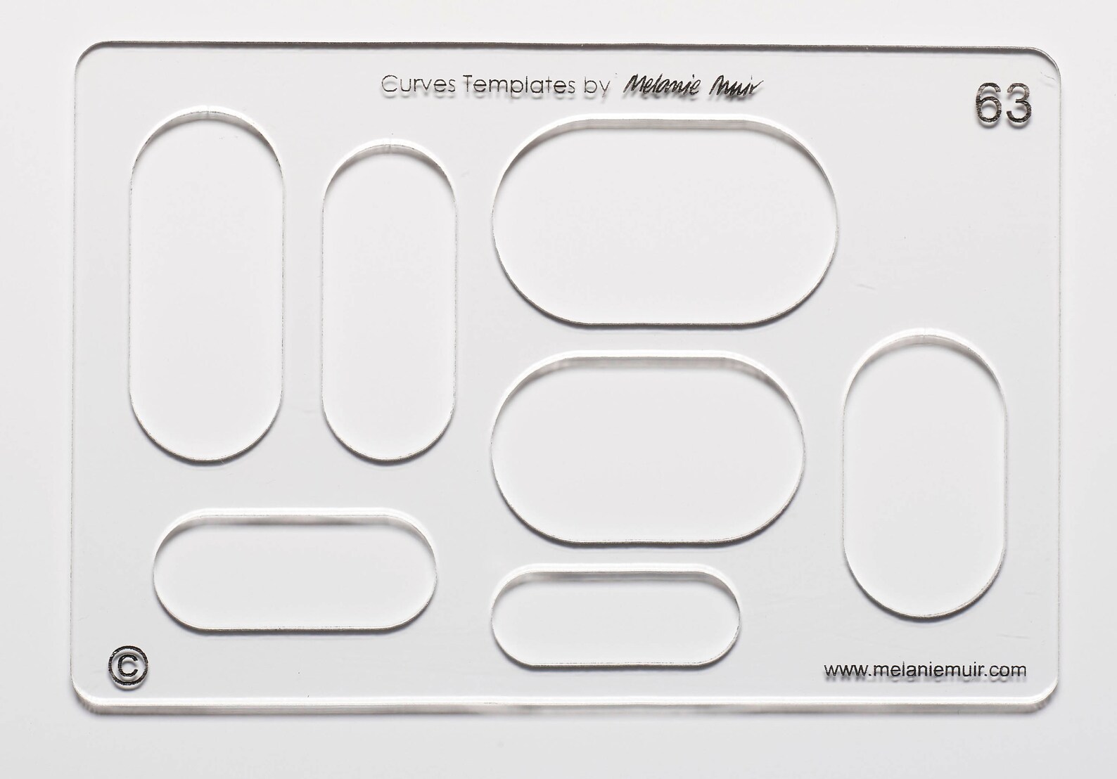 NEW: No 63 Clear Acrylic Template/stencil for Polymer/metal - Etsy