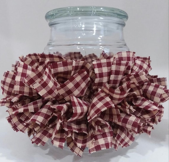 Wine Rag Candle Ring Cranberry Candle Ring Cranberry Candle | Etsy