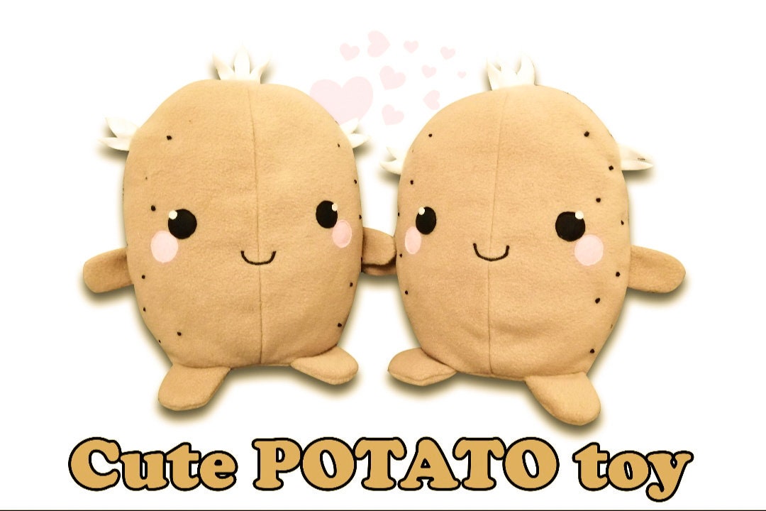 Cute Potato Toy Squishmallow Style Soft Toy Potato Toy - Etsy