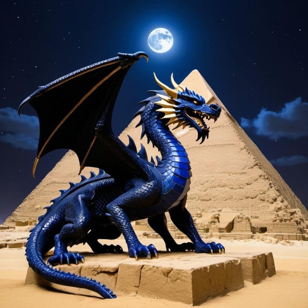Anubis Pyramid Dragons - Etsy