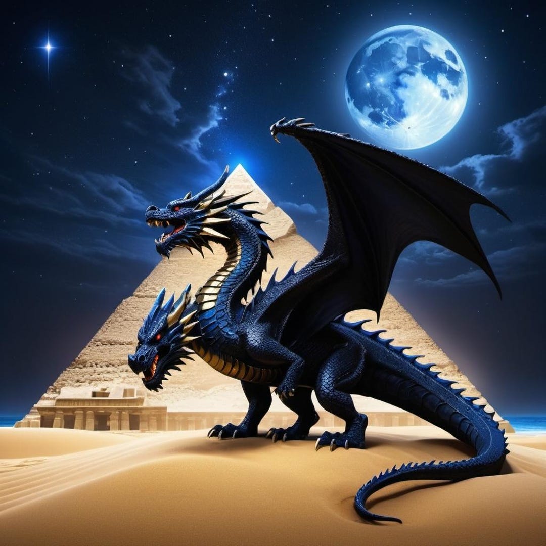 Anubis Pyramid Dragons - Etsy