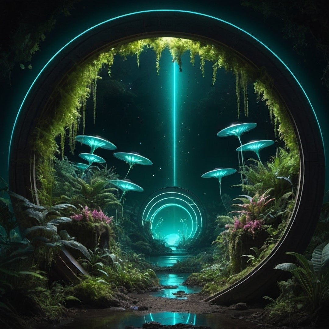 Alien Forest Astral Realm Portal - Etsy