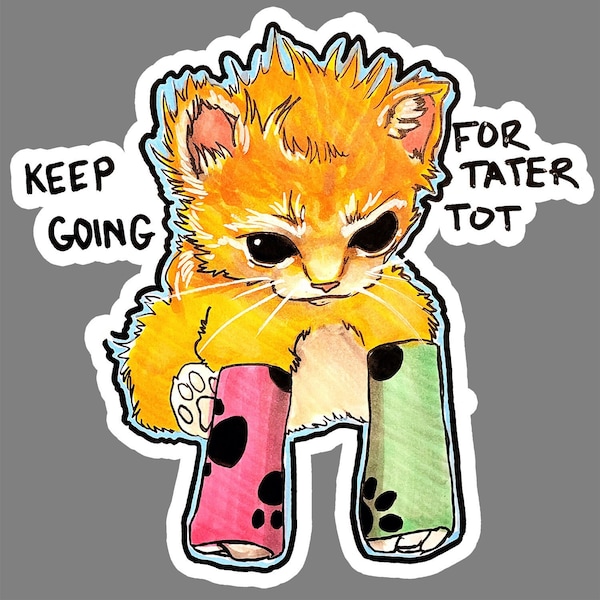 Tater Tot the Cat - Etsy