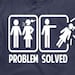 Funny Divorce T Shirt - Problem Solved Tshirt for Men - Breakup Tee ...