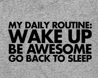 Daily Routine Shirt | Etsy