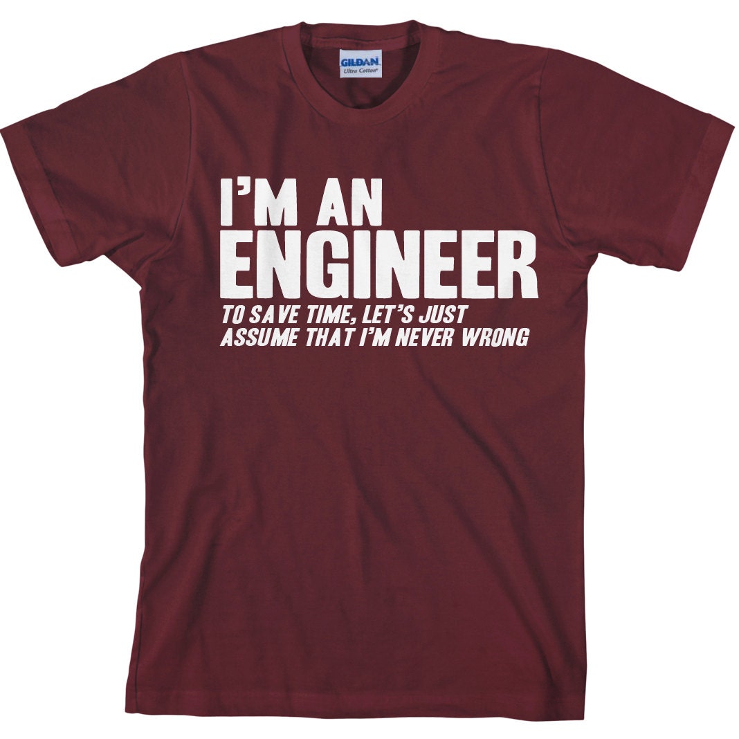 Men's Engineering T Shirt I'm an Engineer to Save | Etsy