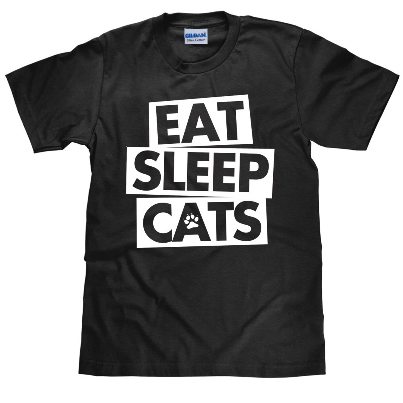 Cat Rescue T Shirt - Eat Sleep Cats - Cat Lover T Shirt - Unisex T ...