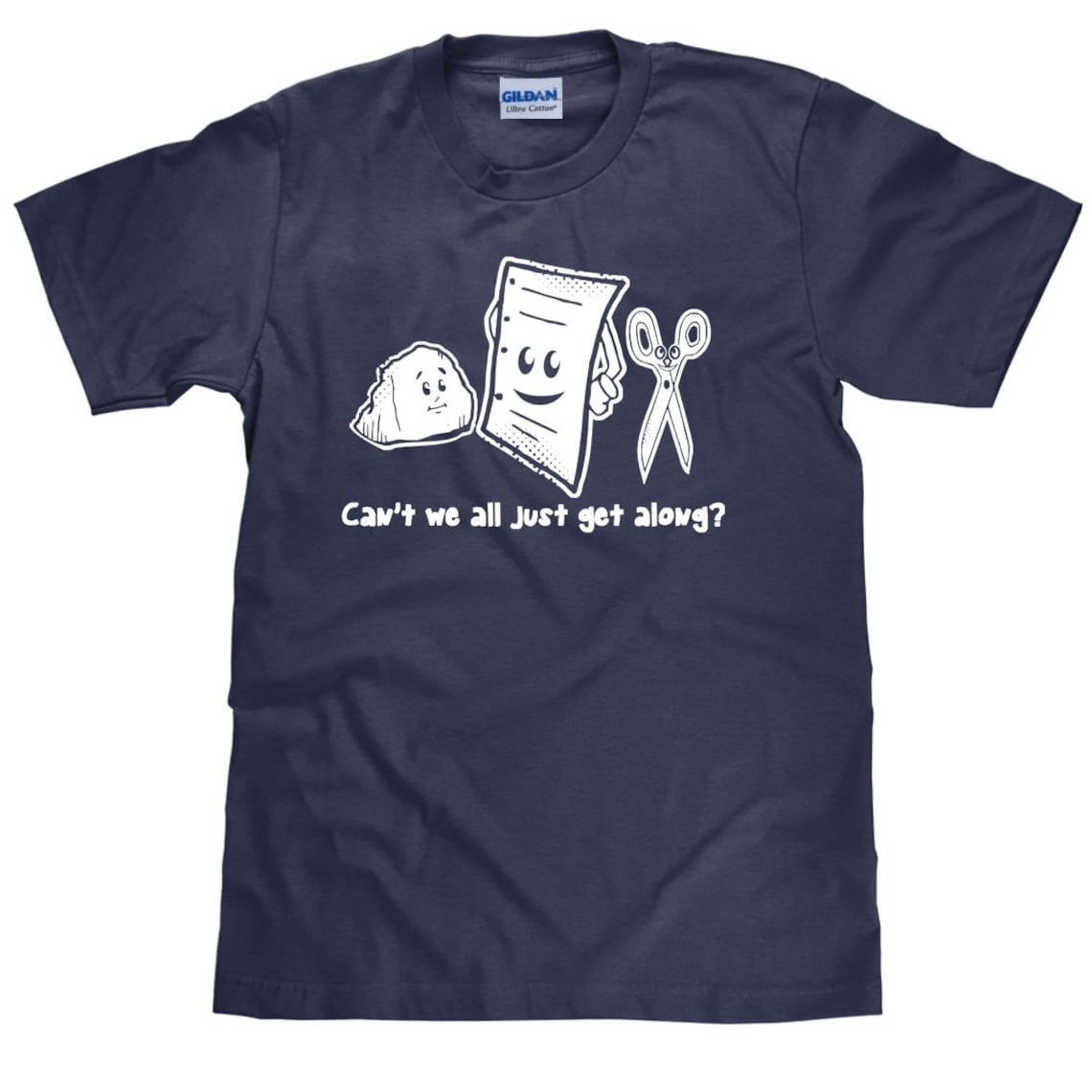 Rock Paper Scissors T Shirt Unisex Cotton T Shirt - Etsy