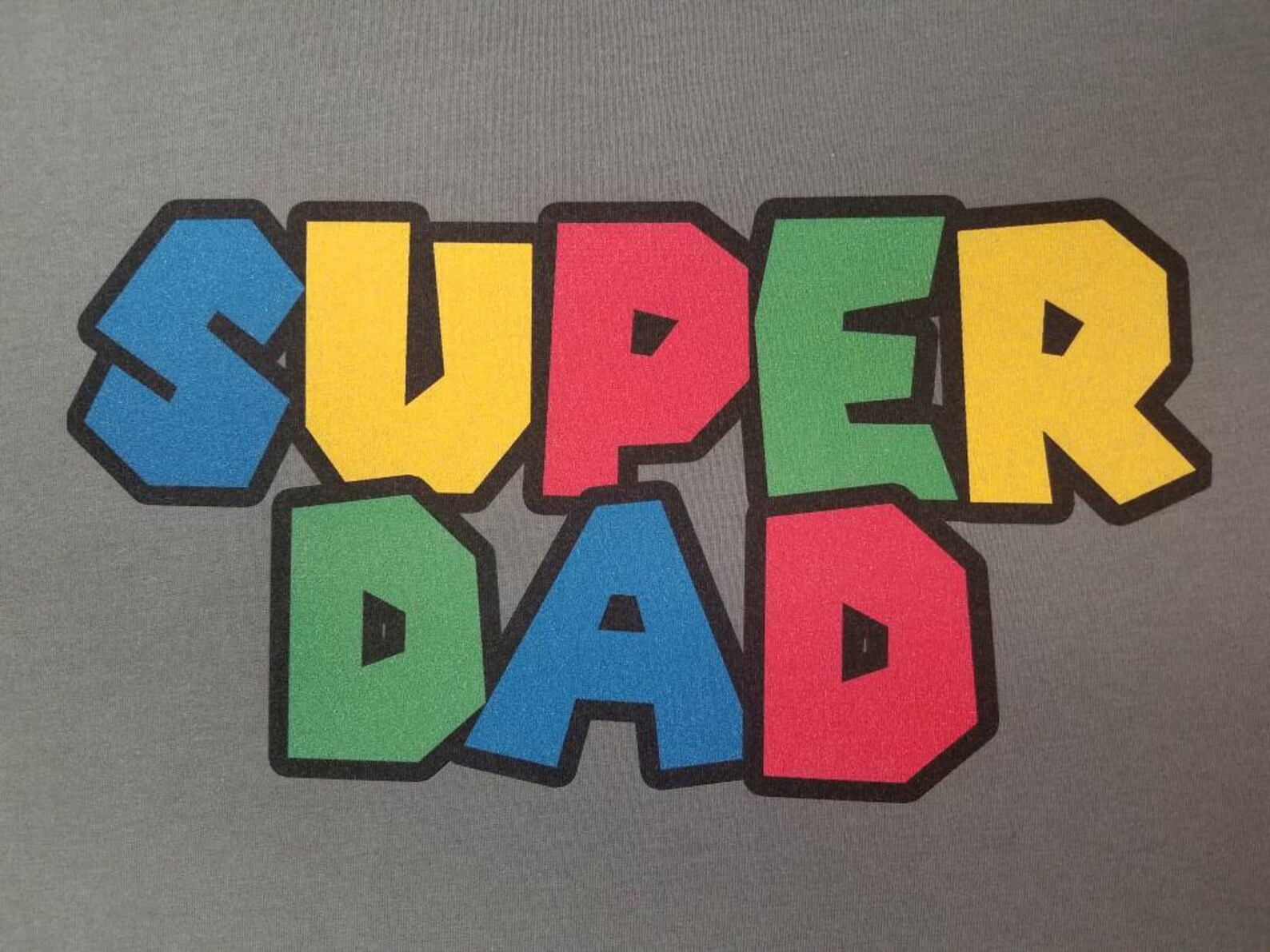 Super Dad Shirt Mario Dad Father's Day Shirt. Superhero | Etsy