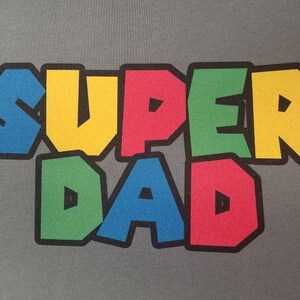 Super Dad Shirt, Mario Dad, Father's Day Shirt. Superhero Dad ...
