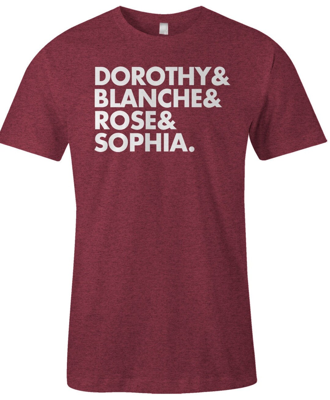Dorothy Blanche Rose Sophia Shirt, Golden Girls Names Shirt, 80's TV ...