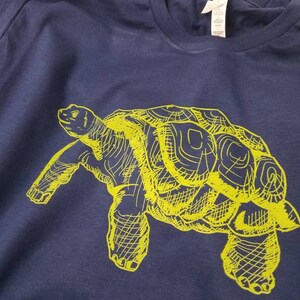 Turtle T Shirt - Tortoise Tee Shirt - Land Turtle Tee - Soft Unisex ...