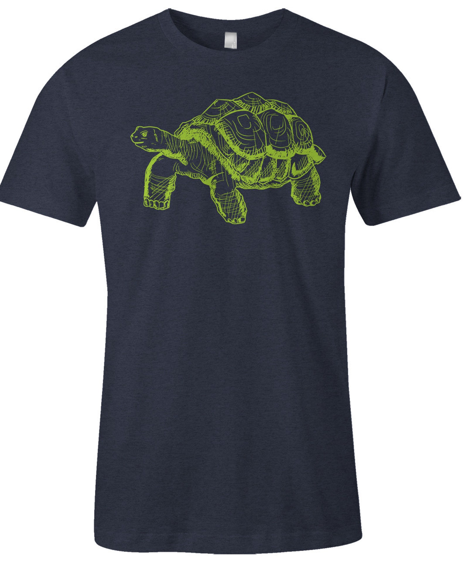 Turtle T Shirt Tortoise Tee Shirt Land Turtle Tee Soft | Etsy