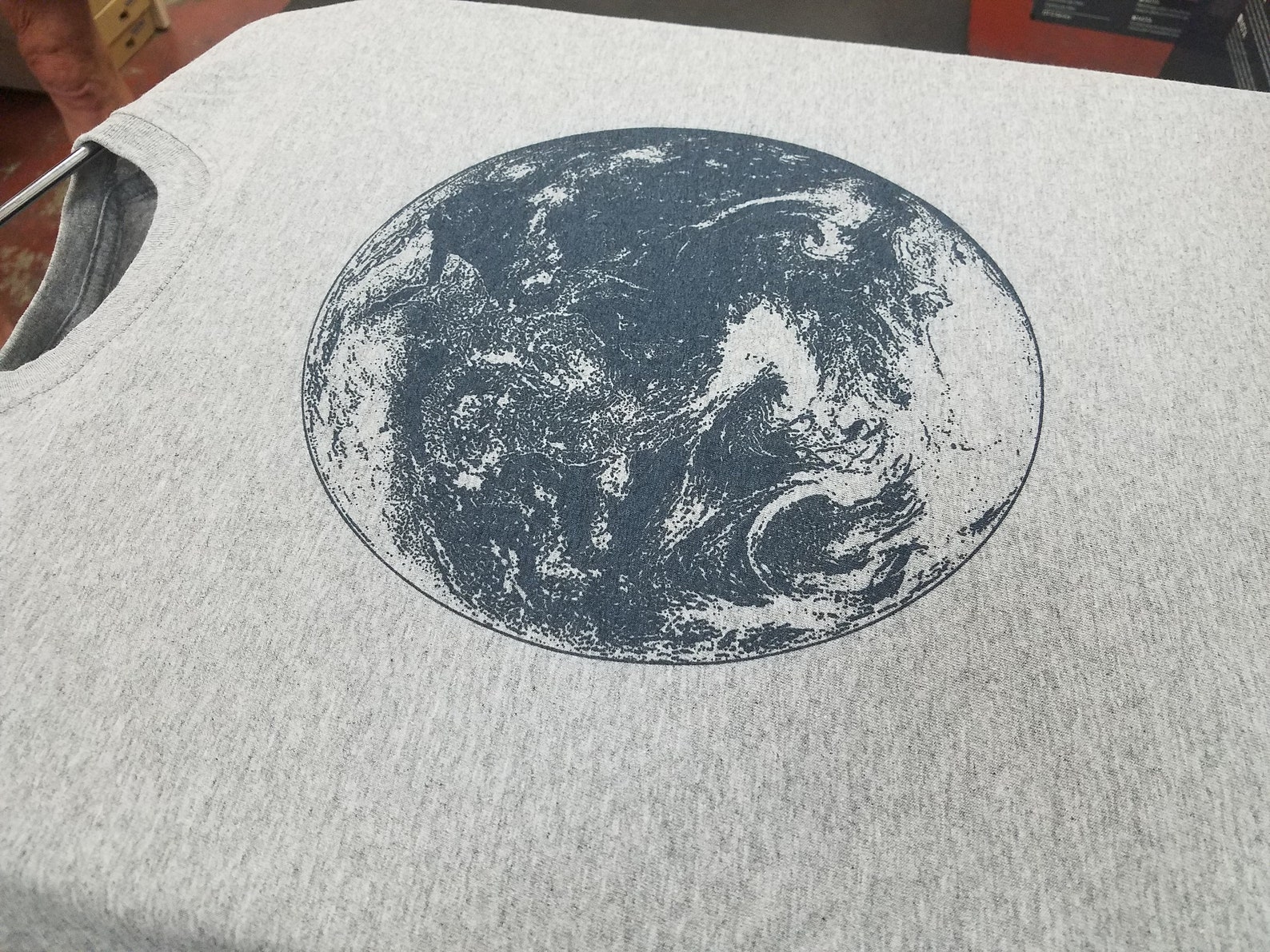 Unisex Planet Earth T Shirt Earth From Outer Space Print T | Etsy
