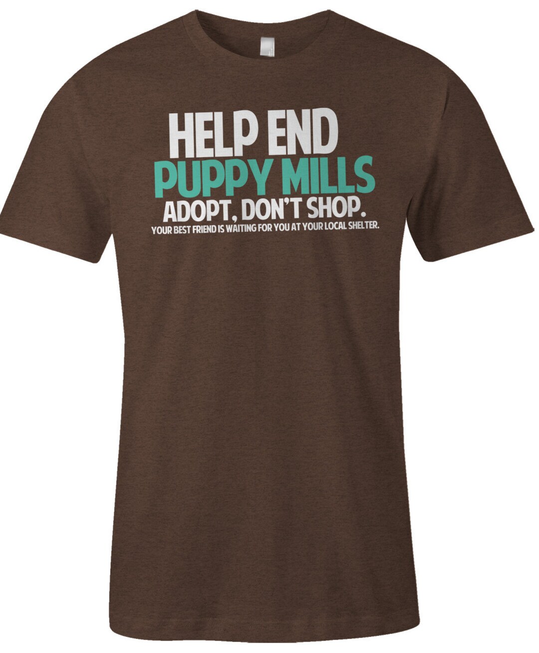 Animal Rescue T Shirt - Adopt Don't Shop - Help End Puppy Mills - Item ...