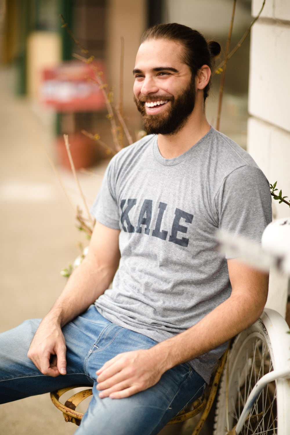 Vegan Kale Shirt KALE T Shirt American Apparel Mens Poly | Etsy