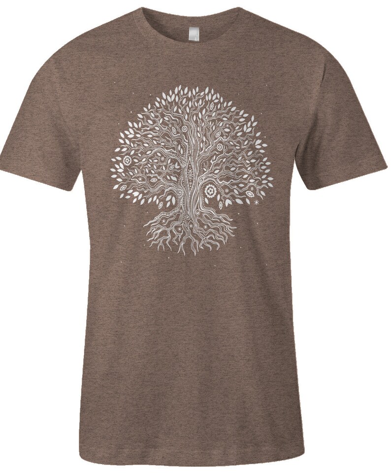 Tree of Life T Shirt - Tree Tshirt - American Apparel Poly Cotton ...