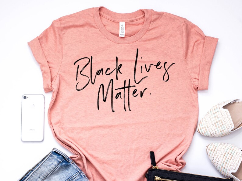 Black Lives Matter BLM Shirt George Floyd Protest Shirt I - Etsy