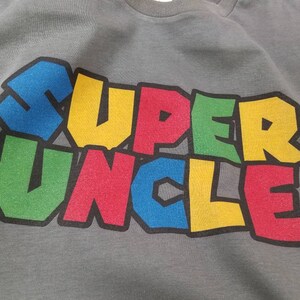 Mario Uncle T Shirt - Matching Family T Shirts - Funny Family Tees ...