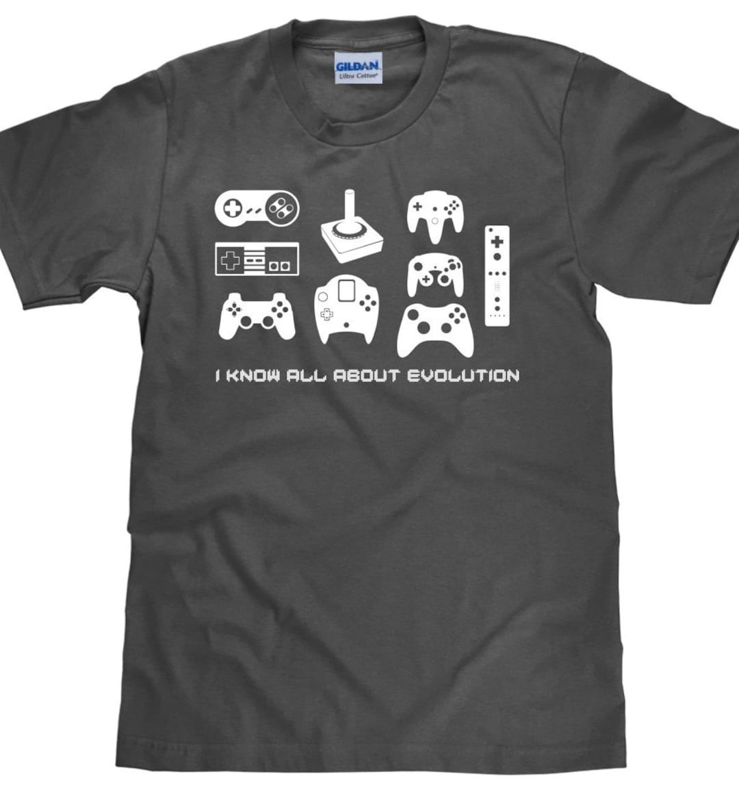 Funny Gamer T Shirt - Nerdy Gaming Tee Shirt - I Know All About ...