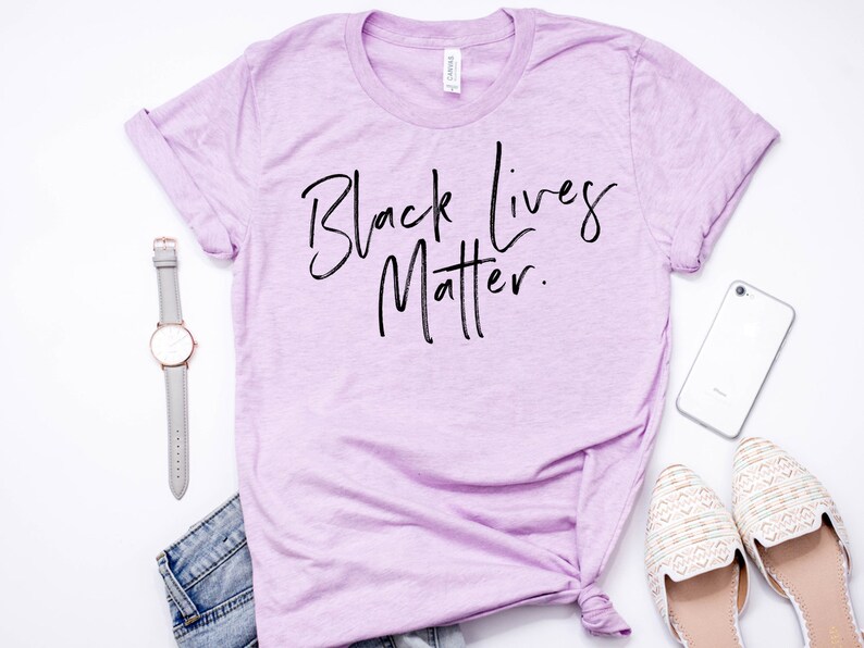 Black Lives Matter BLM Shirt George Floyd Protest Shirt I - Etsy