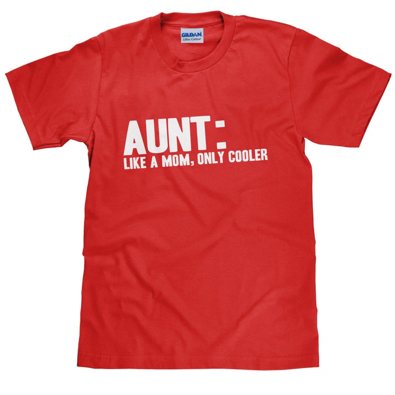 Funny Aunt T Shirt Aunt Like Mom Only Cooler I Love My - Etsy