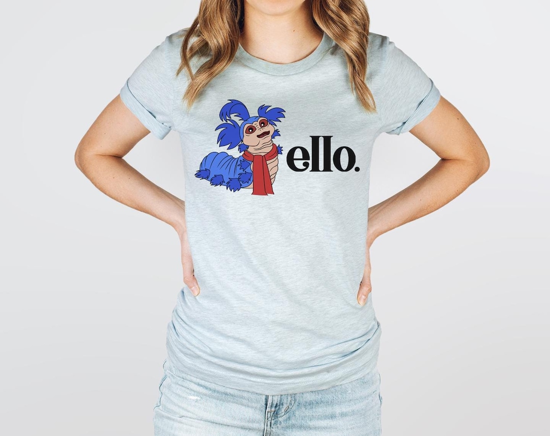 Labyrinth Ello Shirt, Labyrinth Movie T-shirt, Ello Worm Shirt for Men ...