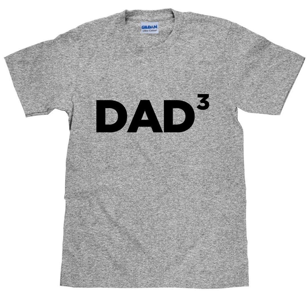 Fathers Day Gift - Dad of 3 Triplets T Shirt - Item 1266 - Etsy