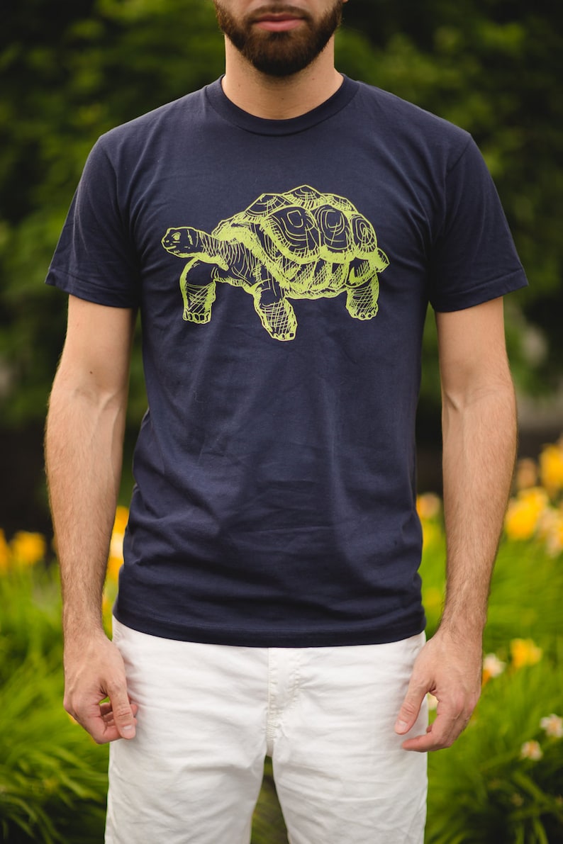 Turtle T Shirt Tortoise Tee Shirt Land Turtle Tee Soft - Etsy
