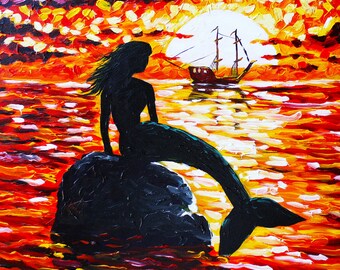 Pinup mermaid | Etsy