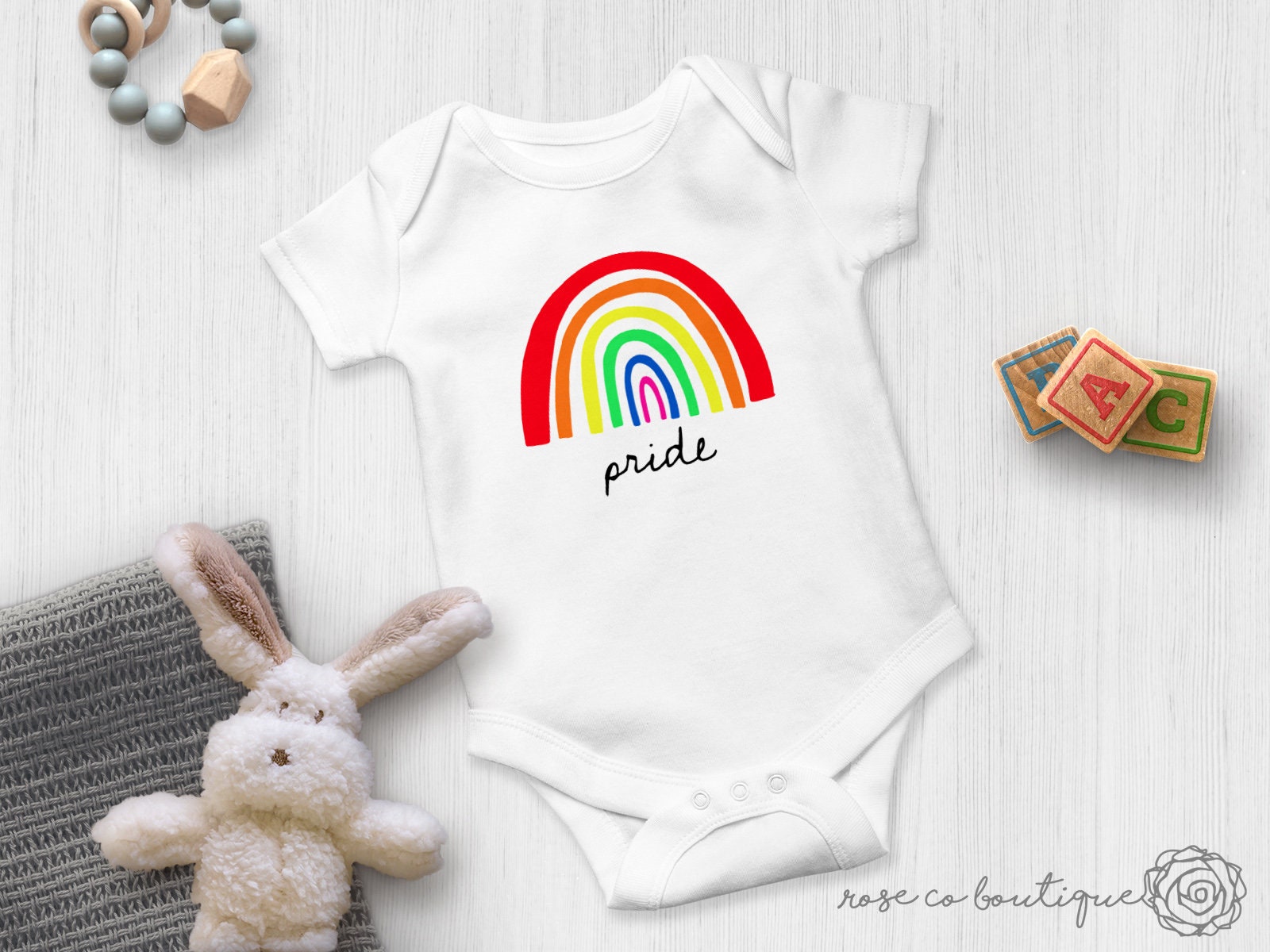 Custom Gay Pride Onesie® | Rainbow Onesie® | LGBTQ Infant Bodysuit - Etsy