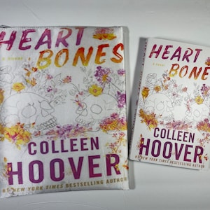 Colleen Hoover Heart Bones/confess Book Sleeve With Zipper Closure ...