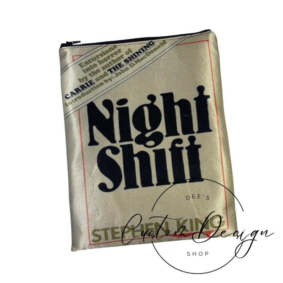 Stephen King Night Shift Book Sleeve With Zipper Closure/book Cover ...