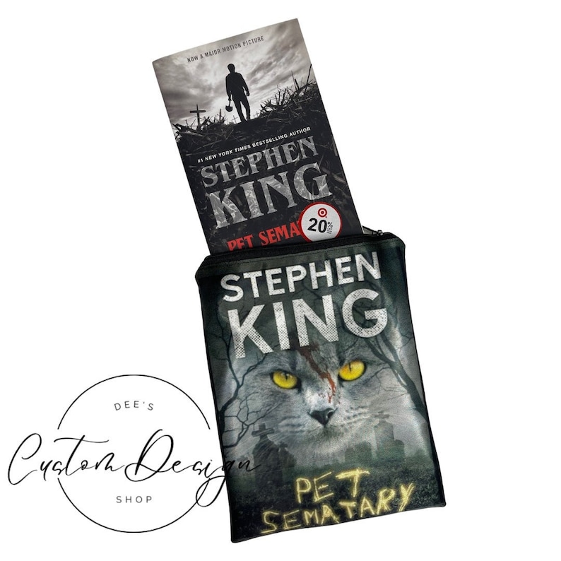Pet Sematary Book Sleeve With Zipper Closure/padded Book - Etsy