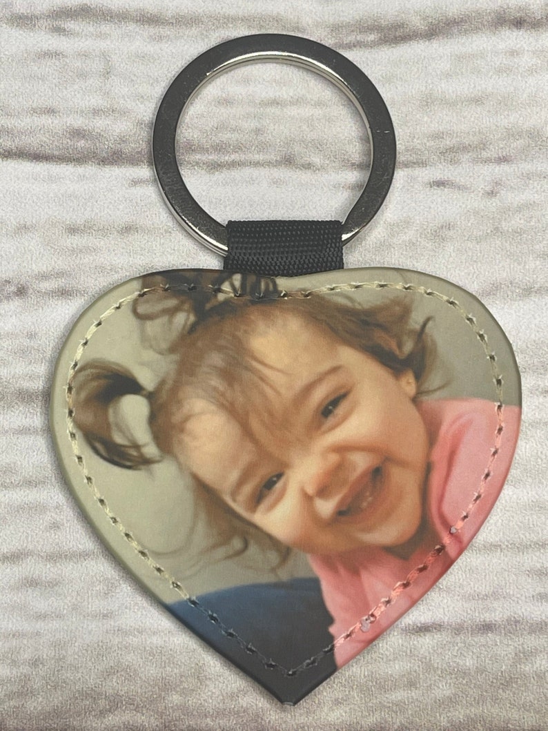 Personalized Photo Keychain Photo Keyring Custom Keychain - Etsy