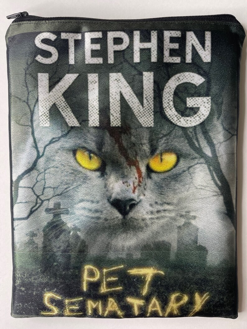 Pet Sematary Book Sleeve With Zipper Closure/padded Book - Etsy