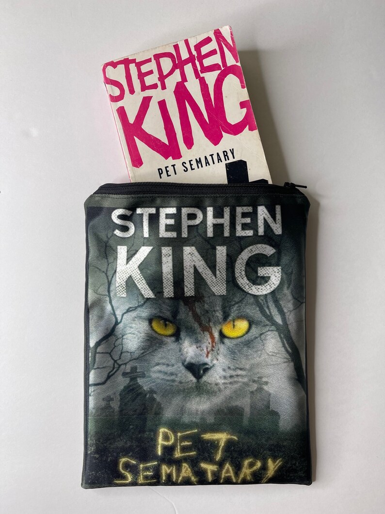 Pet Sematary Book Sleeve With Zipper Closure/padded Book - Etsy