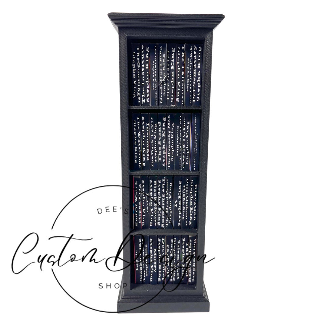 Miniature Bookcase / Mini Books / Bookshelf / Miniatures / Doll House ...