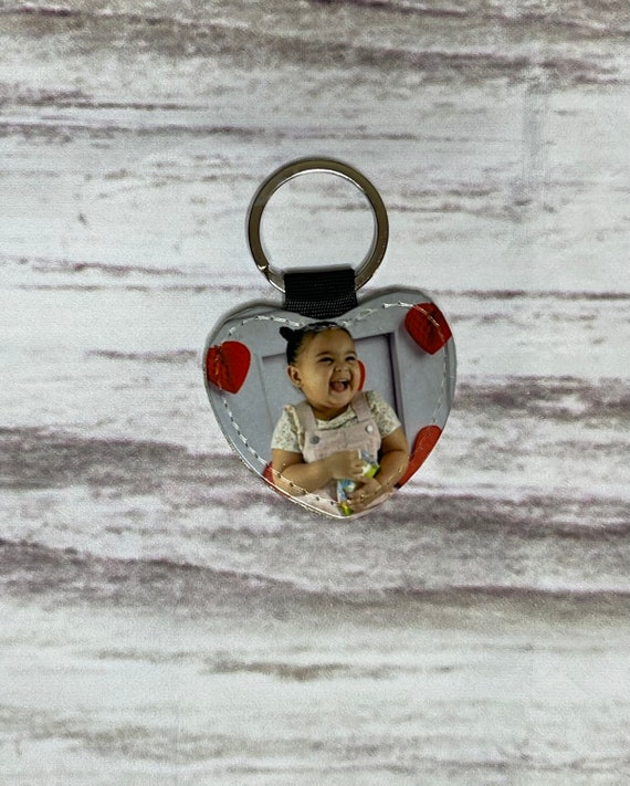 Personalized Photo Keychain Photo Keyring Custom Keychain - Etsy