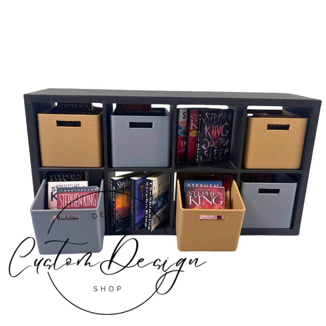 Cube Shelves / Miniature Bookcase / Mini Books / Bookshelf / Miniatures ...