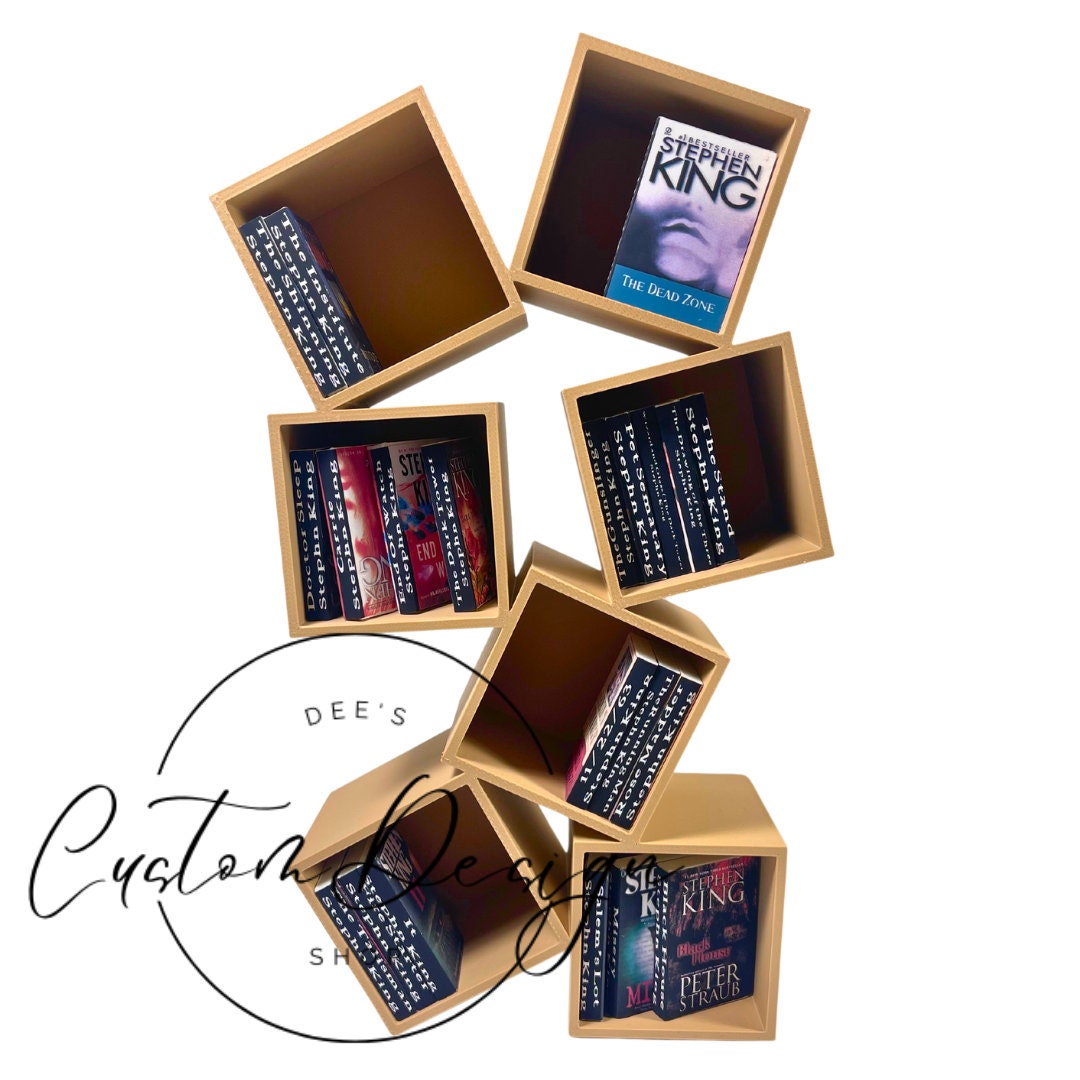 Balancing Cubes Mini Bookcase / Mini Brands Books / Mini Books ...