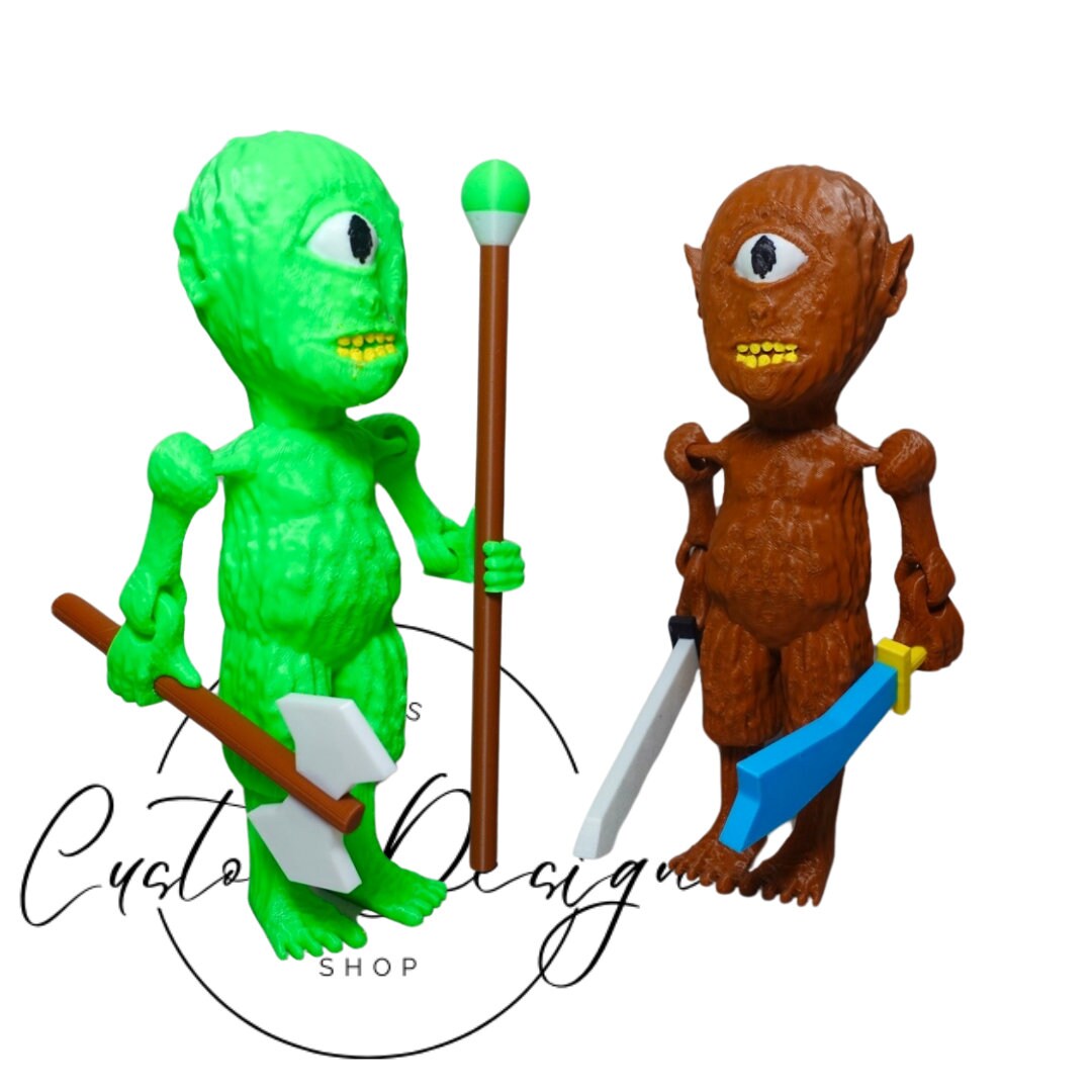 Mystic Cyclops articulated Collectible With Swappable Scimitar, Dagger ...