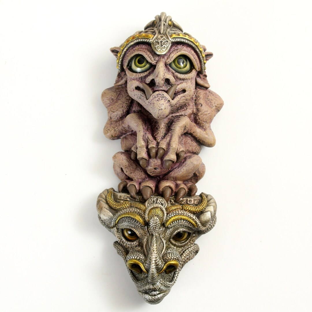Gargoyle Wall Hanging Sculpture - Etsy