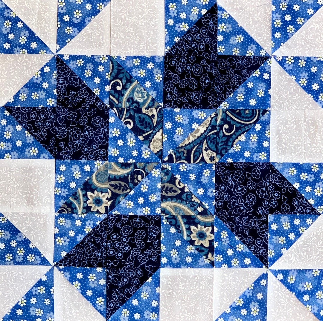 Beautiful 9- Four Winds Quilt Pre-cut Block Kits, L@@K!! - Etsy