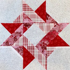 Beautiful 9- Entwined Stars Quilt Pre-cut Block Kits, L@@K!! - Etsy
