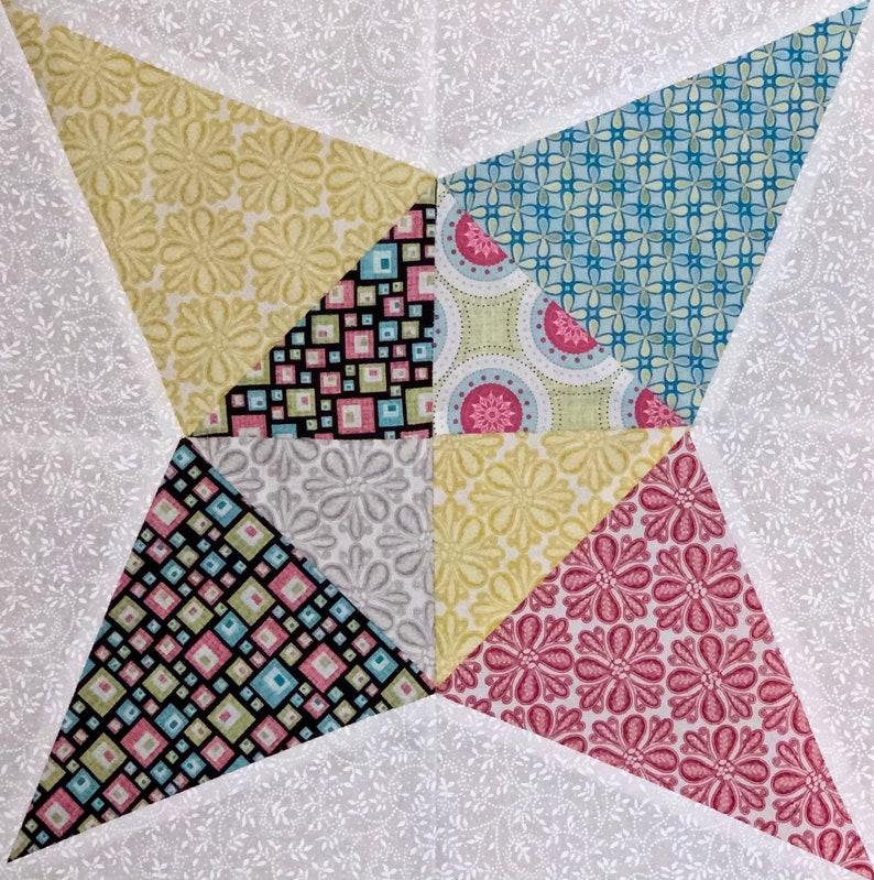Beautiful 9 Crossed Canoes Quilt Pre-cut Block Kits, L@@K!! - Etsy