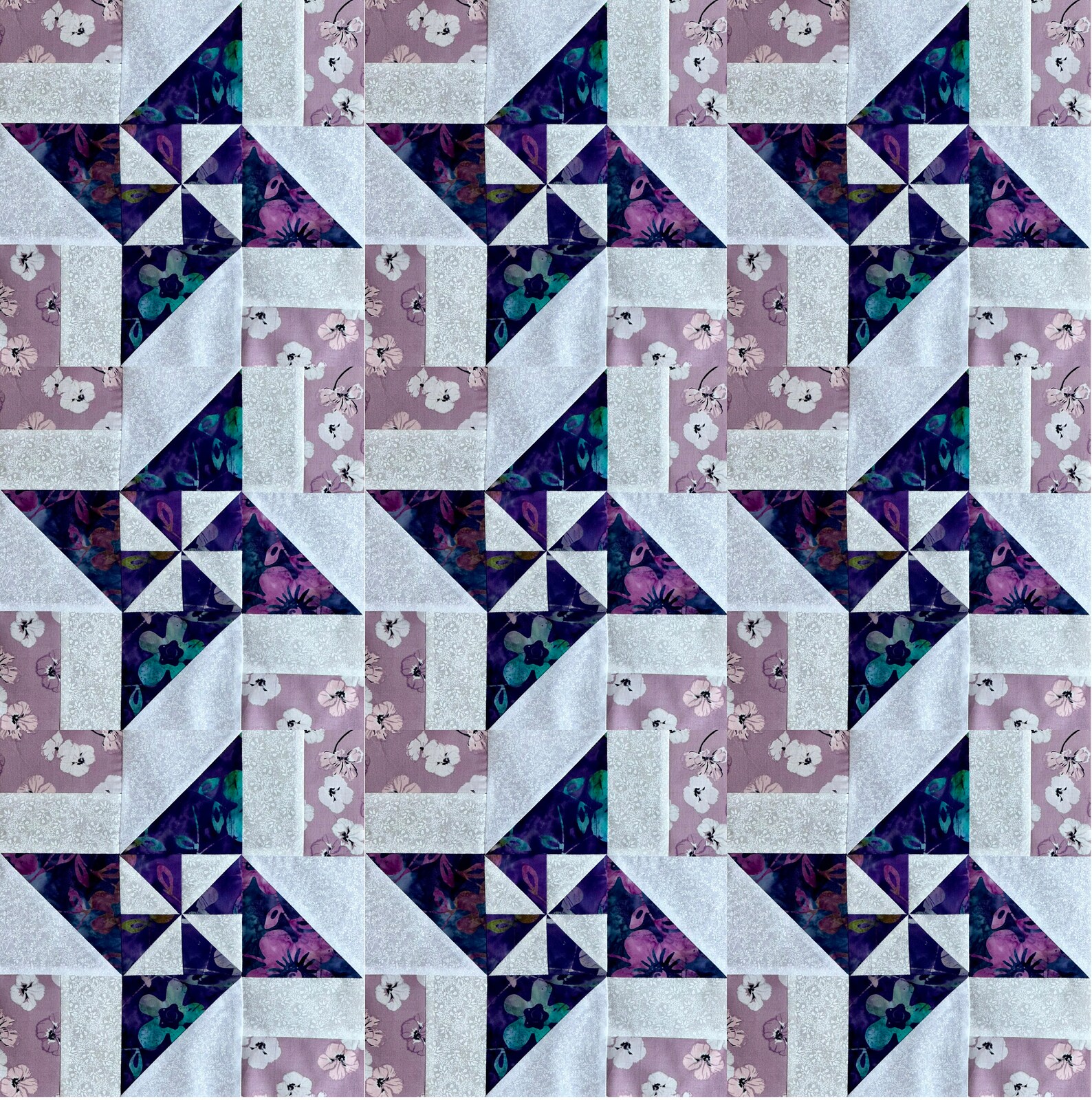 Beautiful 9 Garden Spinners Quilt Pre-cut Block Kits, LK - Etsy