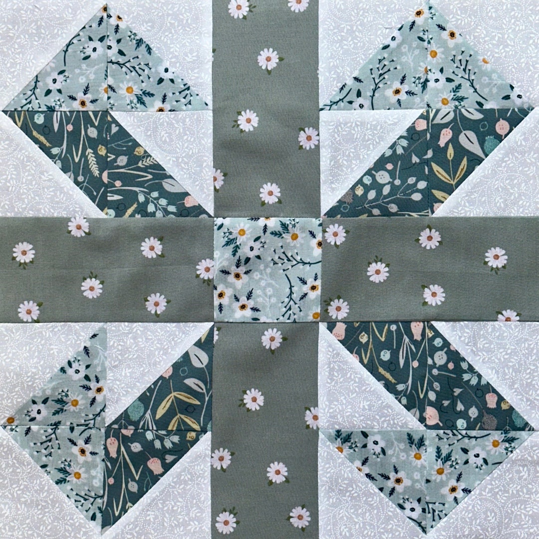 Beautiful 6 - Jack-in-the-box Star Quilt Pre-cut Block Kits, L@@K!! - Etsy