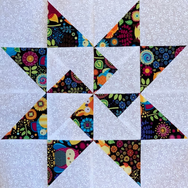 Beautiful 9 - Martha Washington Star Quilt Pre-cut Block Kits, L@@K ...